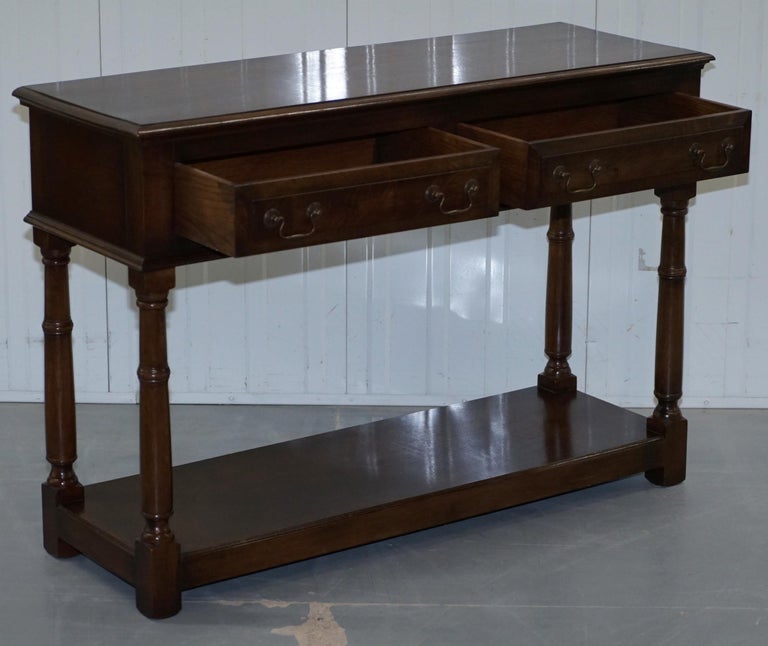 Vintage Solid English Oak Sideboard with Drawers Handmade England ...