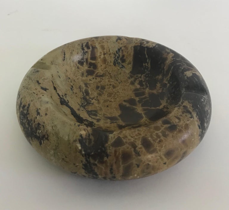 Vintage Solid Marble Ashtray from Italy at 1stDibs