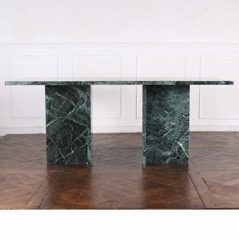 Vintage Solid Marble Desk Mid Century Modern C.1970 For Sale at 1stDibs