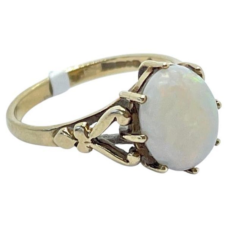 white opal ring uk