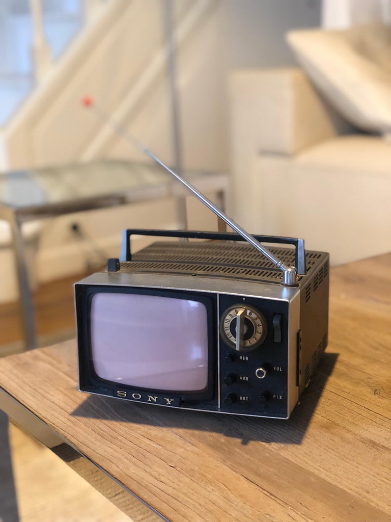 Vintage Sony 5-303W Micro TV, 1959, Japan at 1stDibs