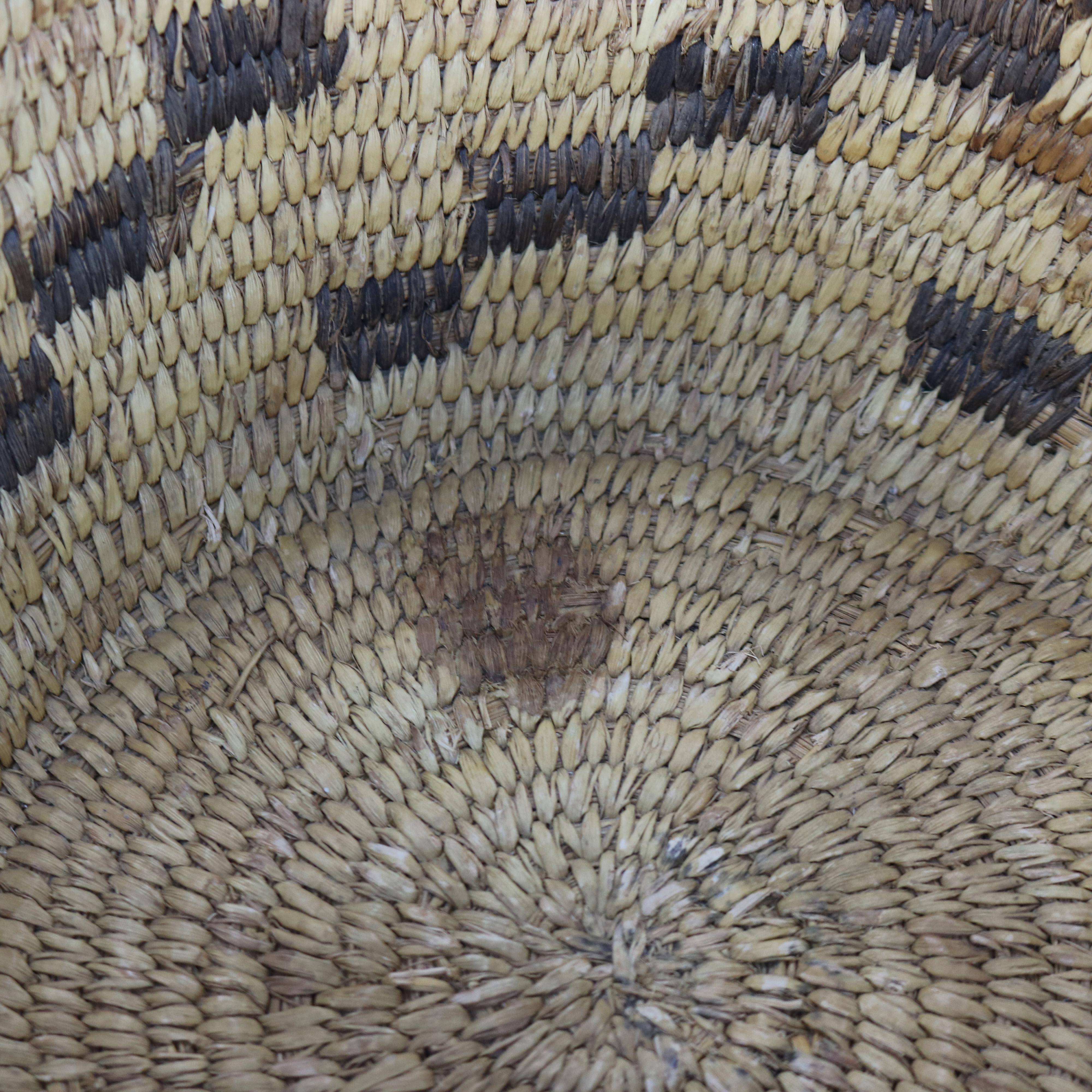Vintage Southwest Native American Woven Reed Basket 20thC For Sale at ...