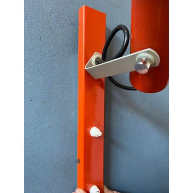 Vintage Space Age Mid Century Orange Wall Lamp, Retro 70s Design For ...