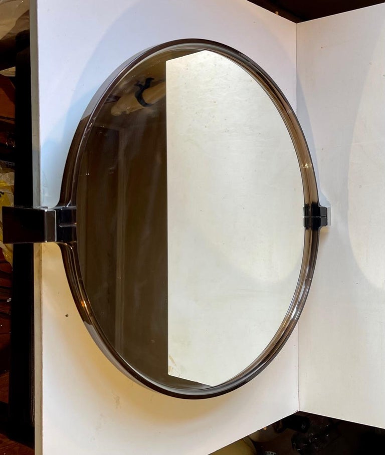 Vintage Space Age Tilting Wall Mirror by Allibert, German 1970s For ...