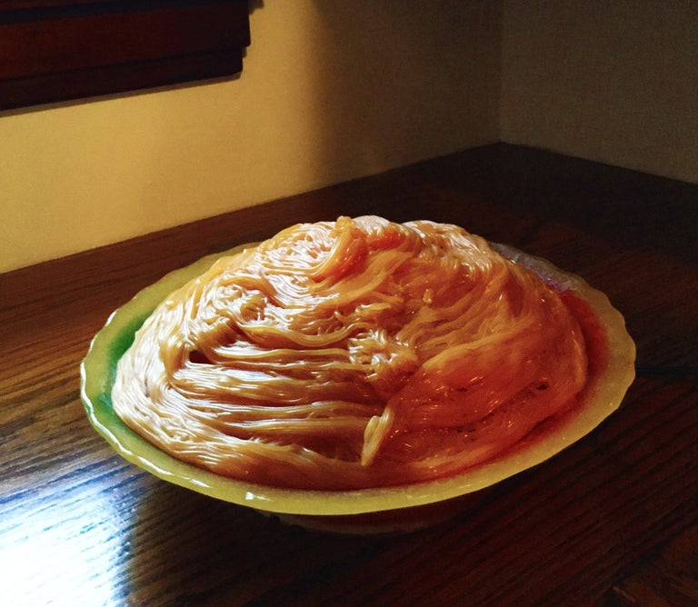 Gaetano Pesce Vintage Spaghetti Lamp in Resin For Sale at 1stDibs