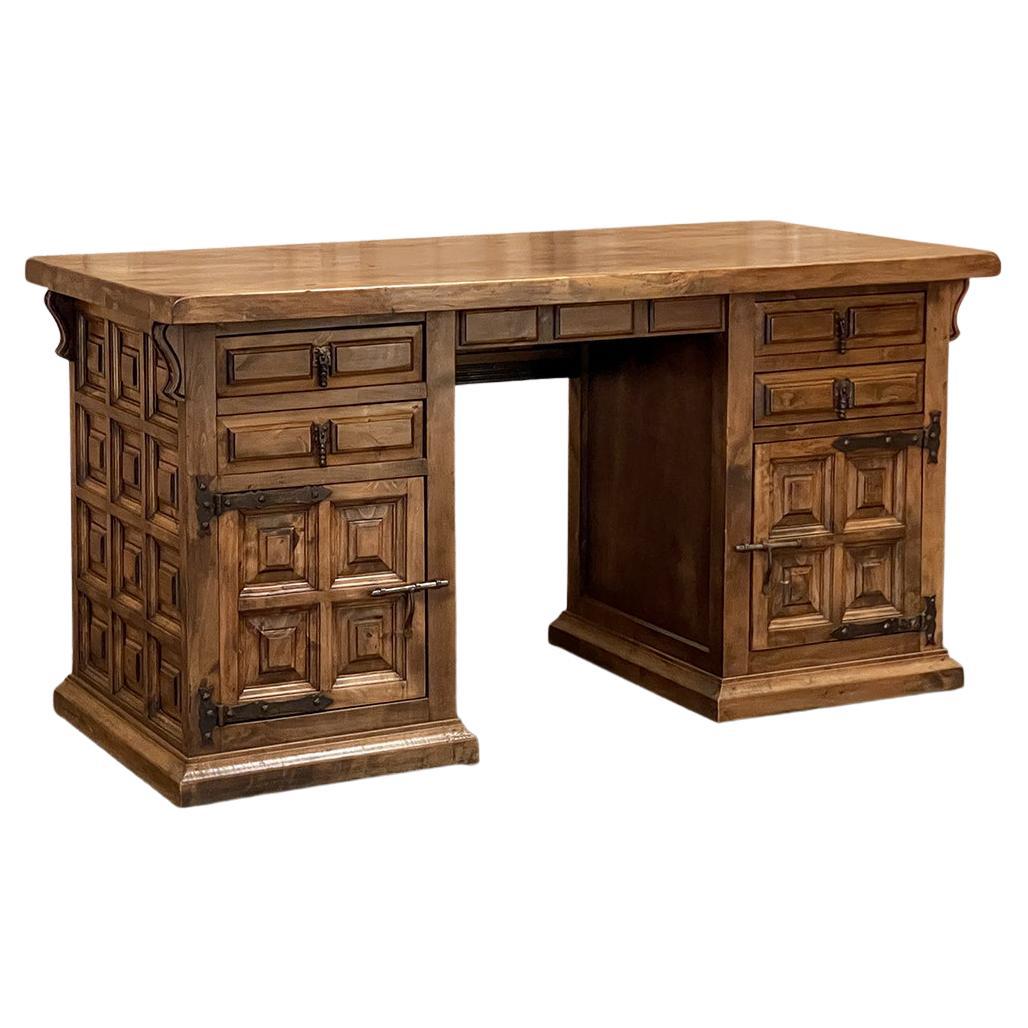 Vintage Gothic Executive Desk at 1stDibs