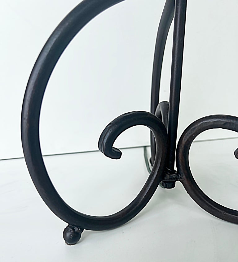 Vintage Spanish Colonial Style Wrought Iron Table Lamps, Pair For Sale ...
