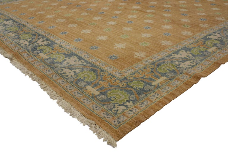 Vintage Spanish Cuenca Carpet with Arts and Crafts Mediterranean Style ...