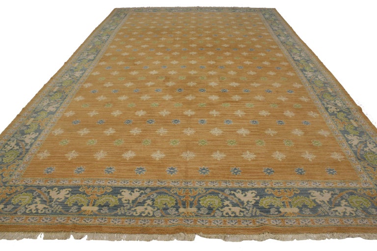 Vintage Spanish Cuenca Carpet with Arts and Crafts Mediterranean Style ...