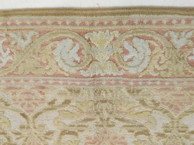Vintage Spanish Cuenca Rug with Renaissance Palmette Design For Sale at ...
