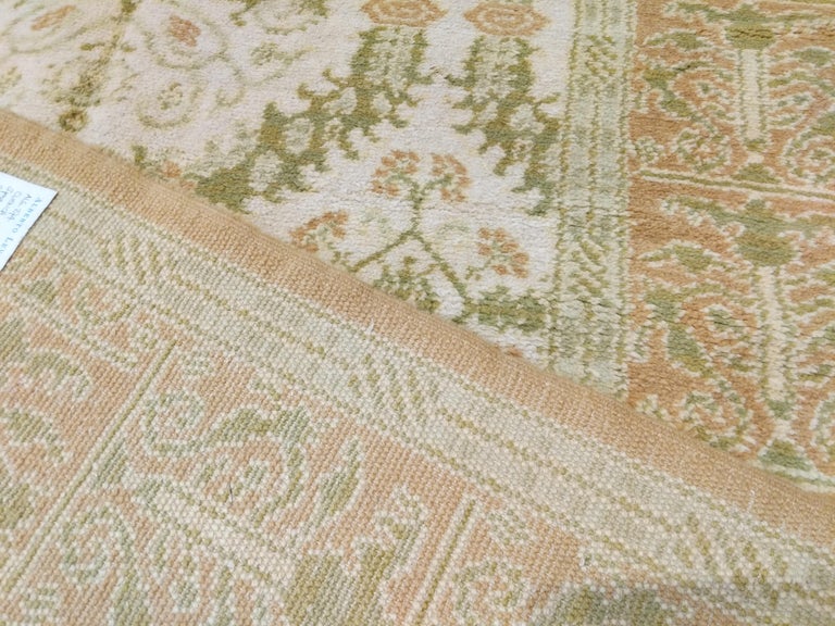 Vintage Spanish Cuenca Rug with Renaissance Wreath Pattern For Sale at ...