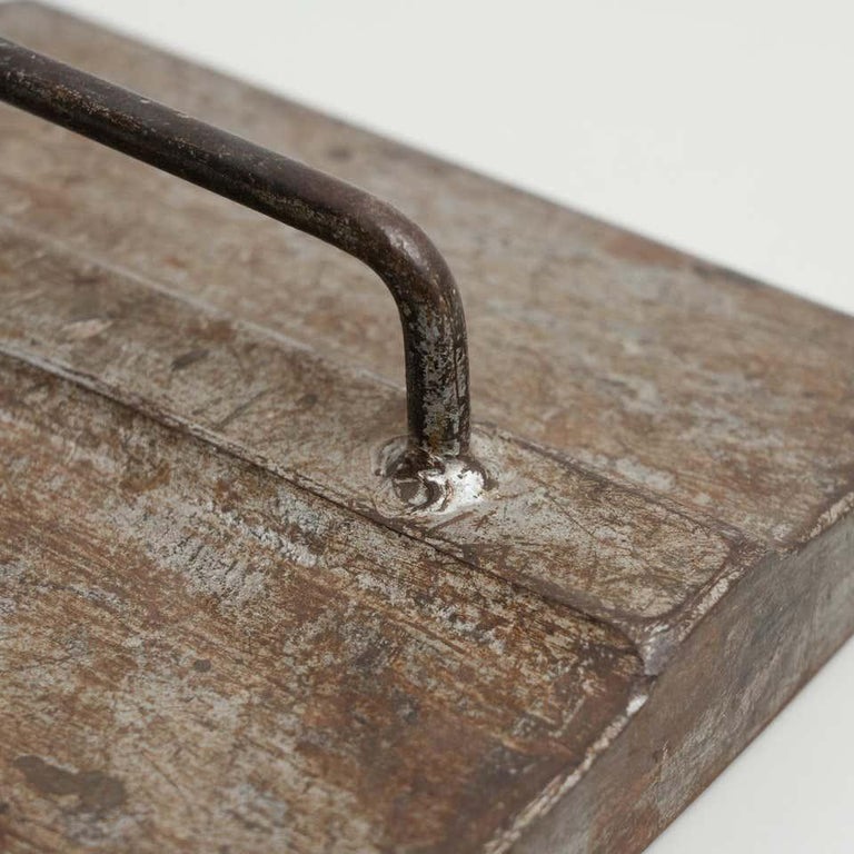 Vintage Spanish Metal Printing Press, circa 1970 For Sale at 1stDibs