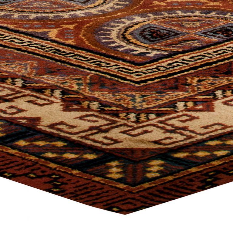 Vintage Spanish Handmade Wool Rug by Doris Leslie Blau For Sale at 1stDibs