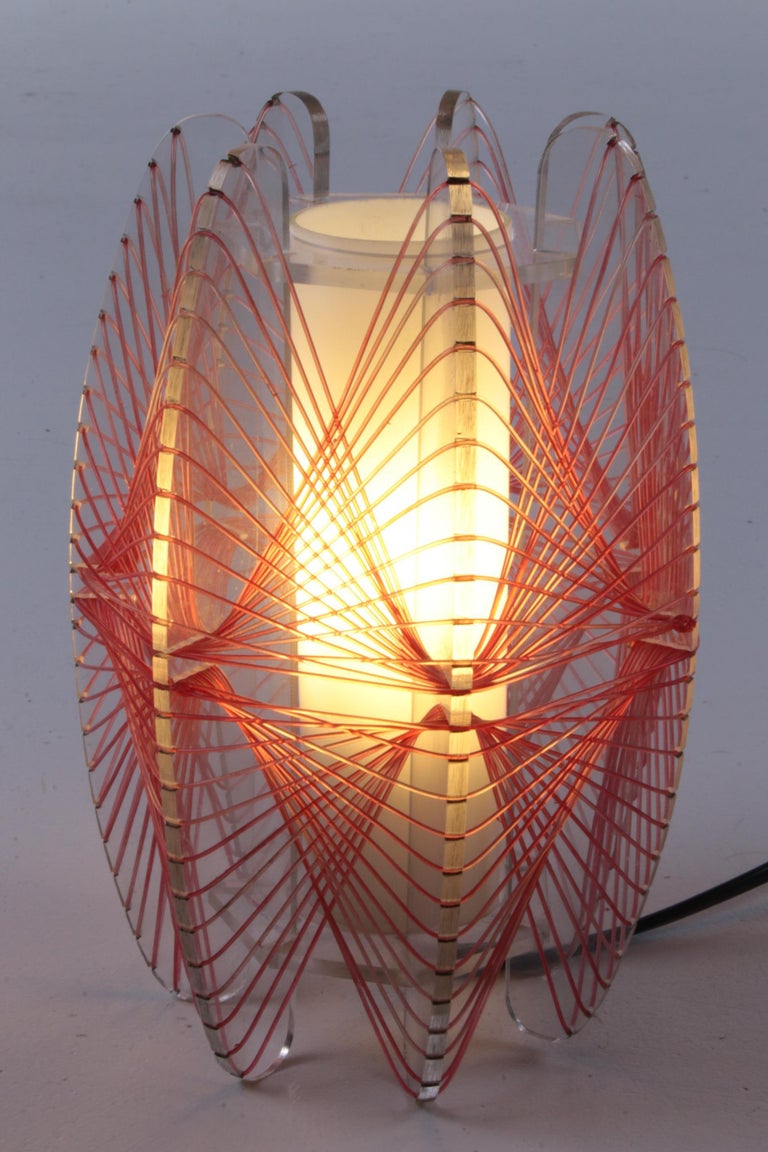 Vintage Spider Web Table Lamp 1960s For Sale at 1stDibs