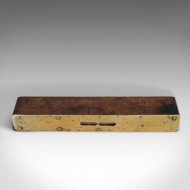 Vintage Spirit Level, English, Rosewood, Craftsman's Instrument, circa ...