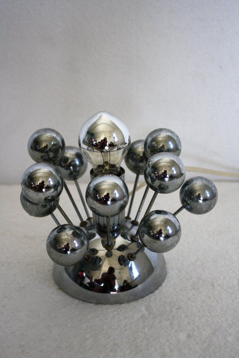 Vintage Sputnik Table Lamp, 1960s at 1stDibs