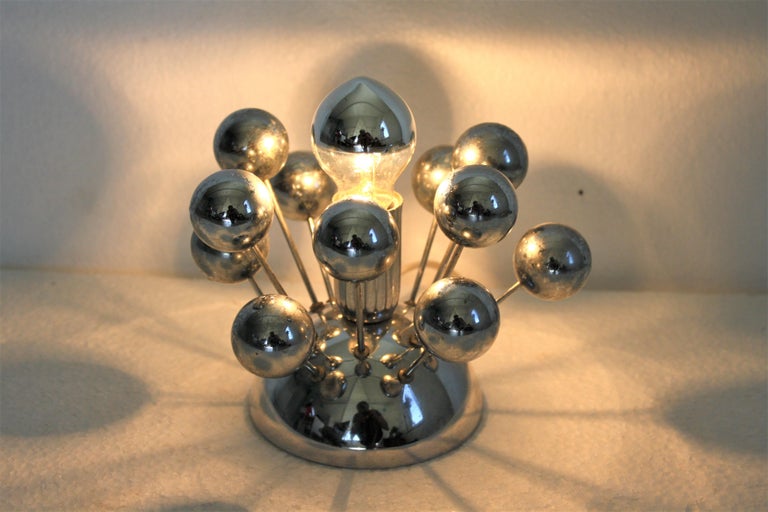 Vintage Sputnik Table Lamp, 1960s For Sale at 1stDibs