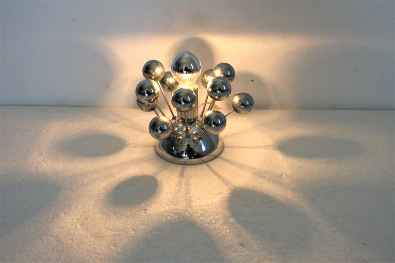 Vintage Sputnik Table Lamp, 1960s at 1stDibs