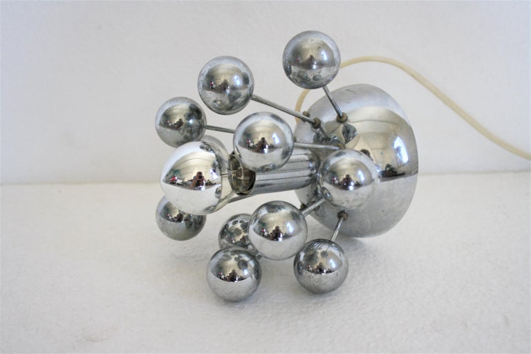 Vintage Sputnik Table Lamp, 1960s For Sale at 1stDibs