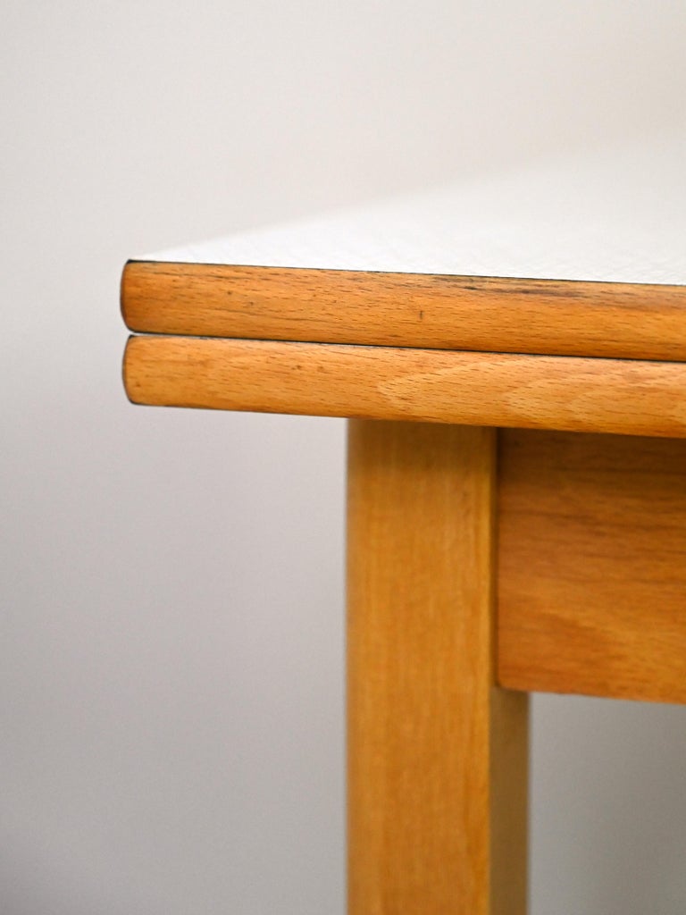 Vintage Square Formica Dining Table For Sale at 1stDibs