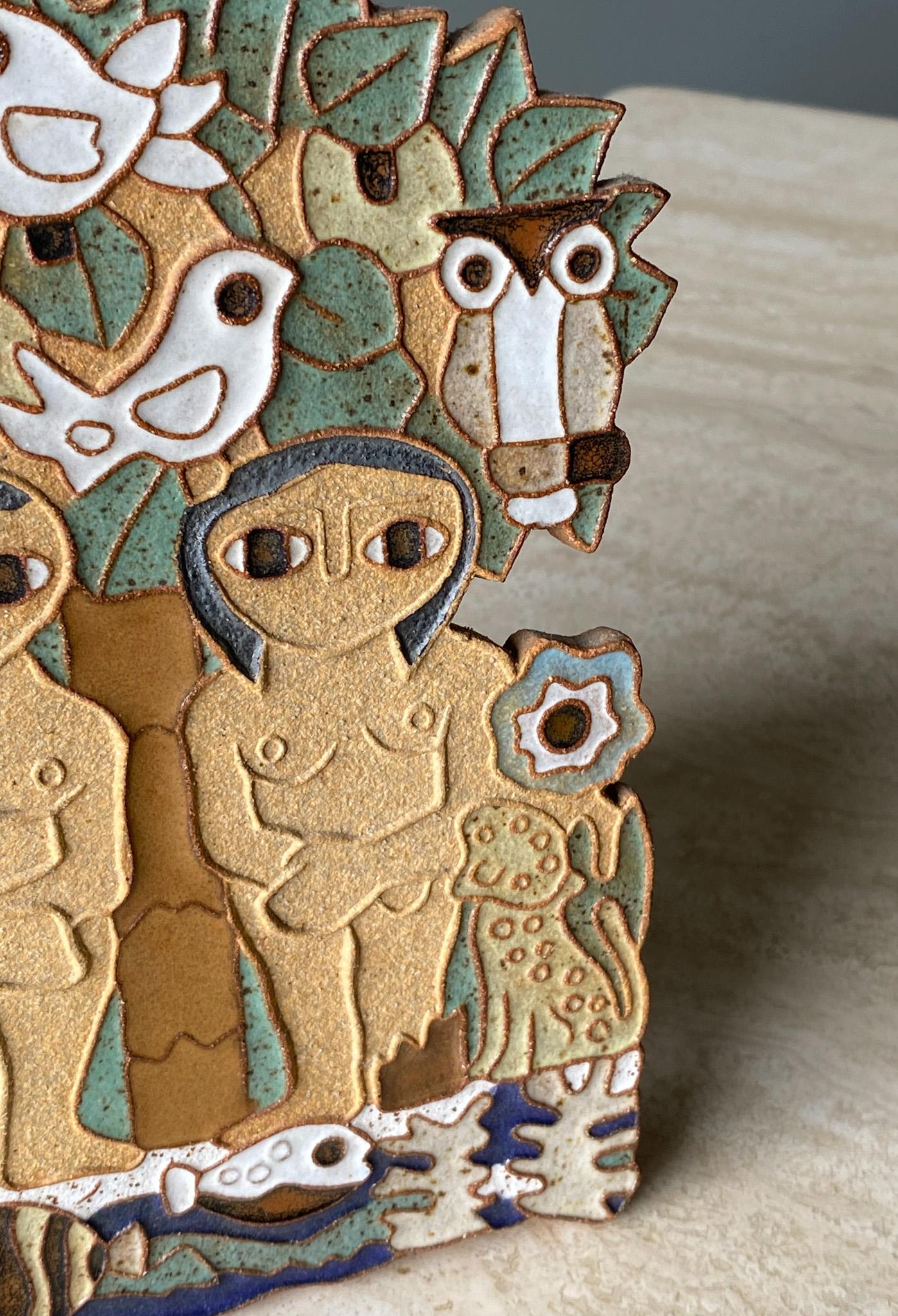 Vintage St. Andrews Abbey Ceramic Wall Relief For Sale at 1stDibs