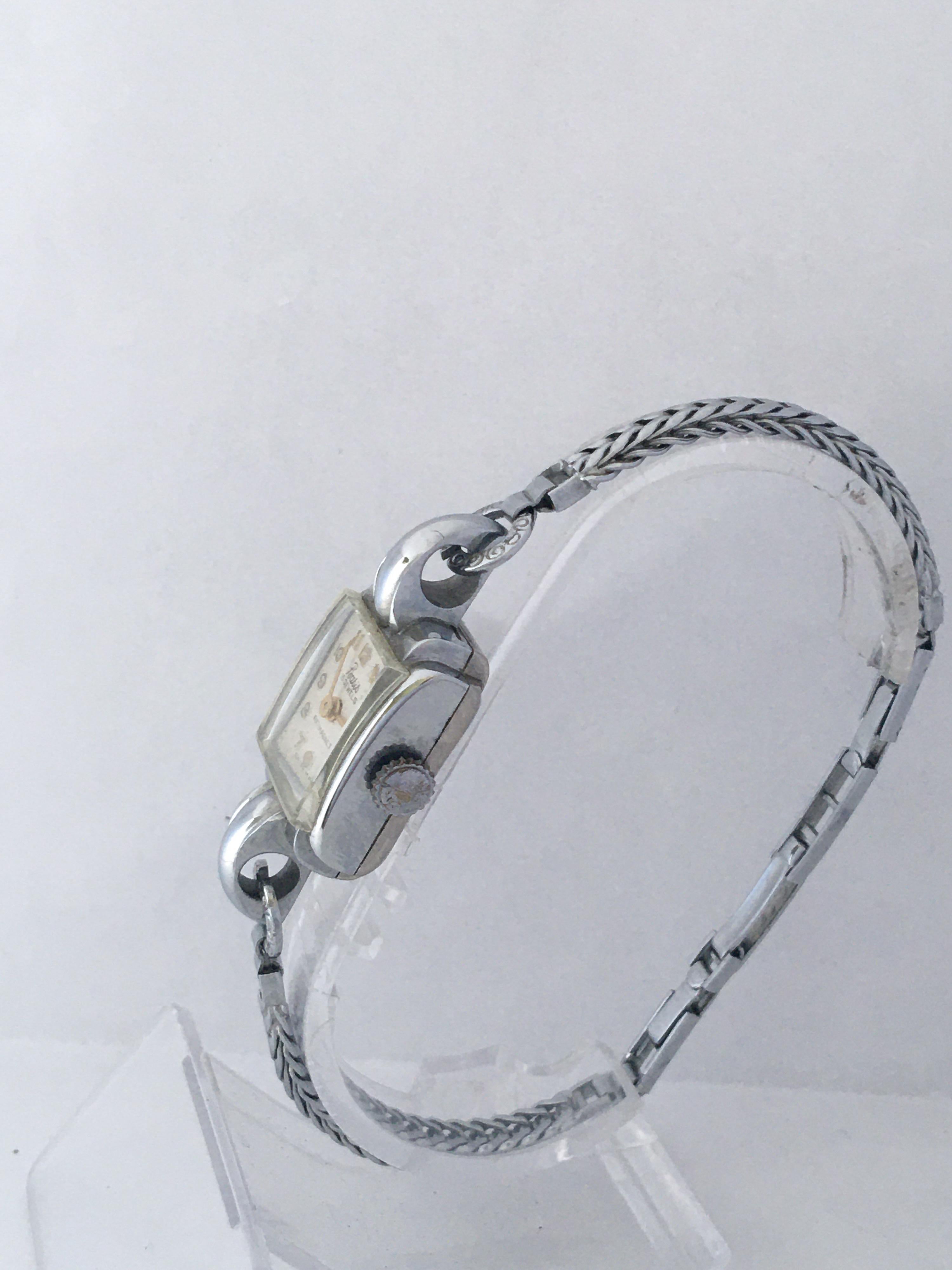 Vintage Stainless Steel Back Ladies Mechanical Watch For Sale at ...