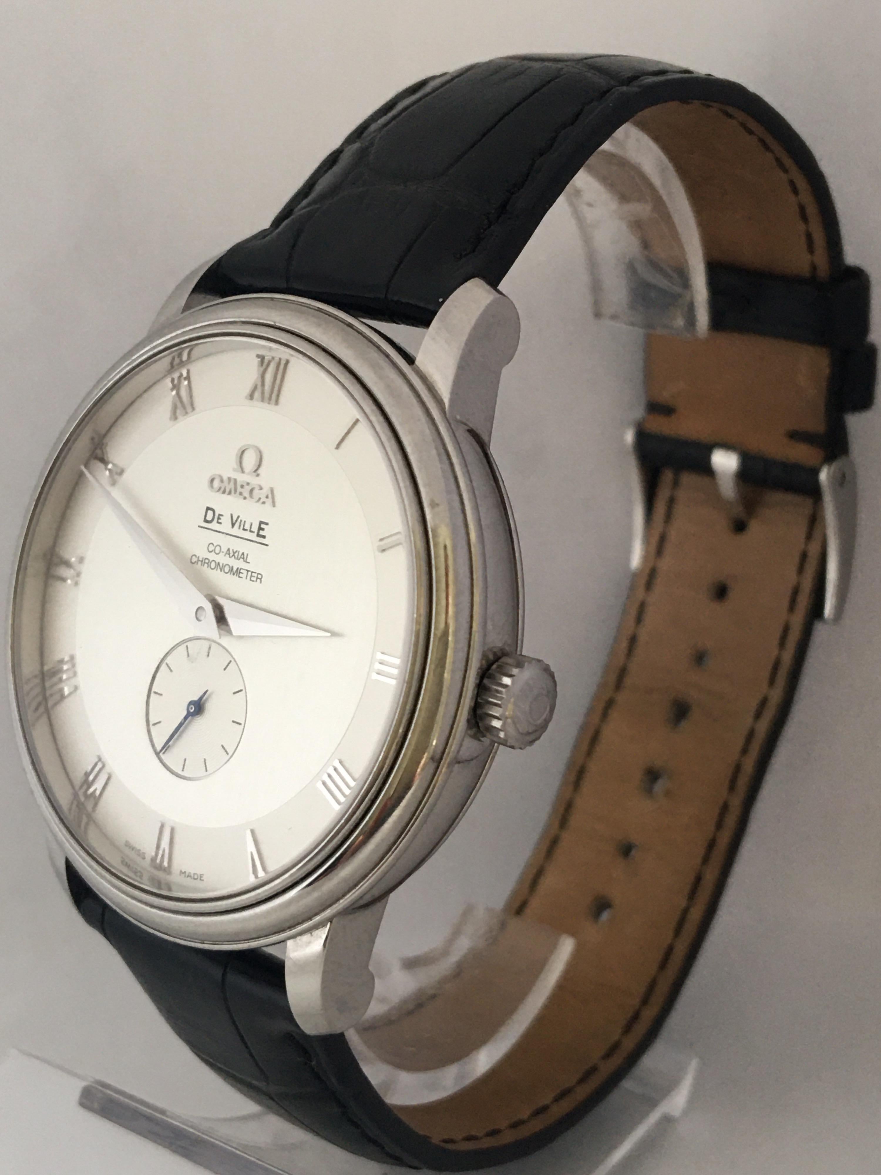 Vintage Stainless Steel Omega De Ville Prestige Co-Axial Men's Watch ...