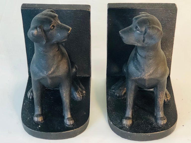 Vintage Standing Dog Bookends, Pair For Sale at 1stDibs | antique dog ...