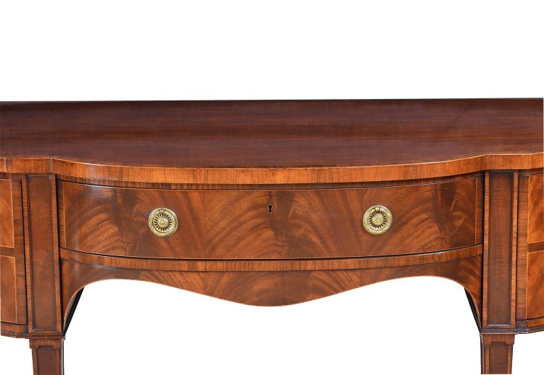 Vintage Stately Homes Sheraton-Style Sideboard in Mahogany by Baker ...