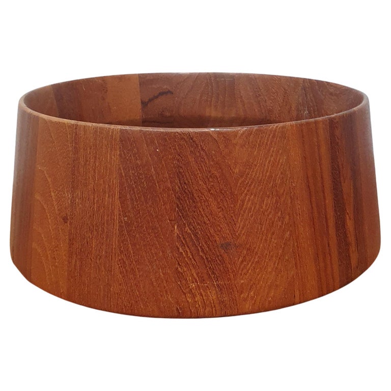 Vintage Staved Teak Bowl by Jens Quistgaard for Dansk For Sale at 1stDibs