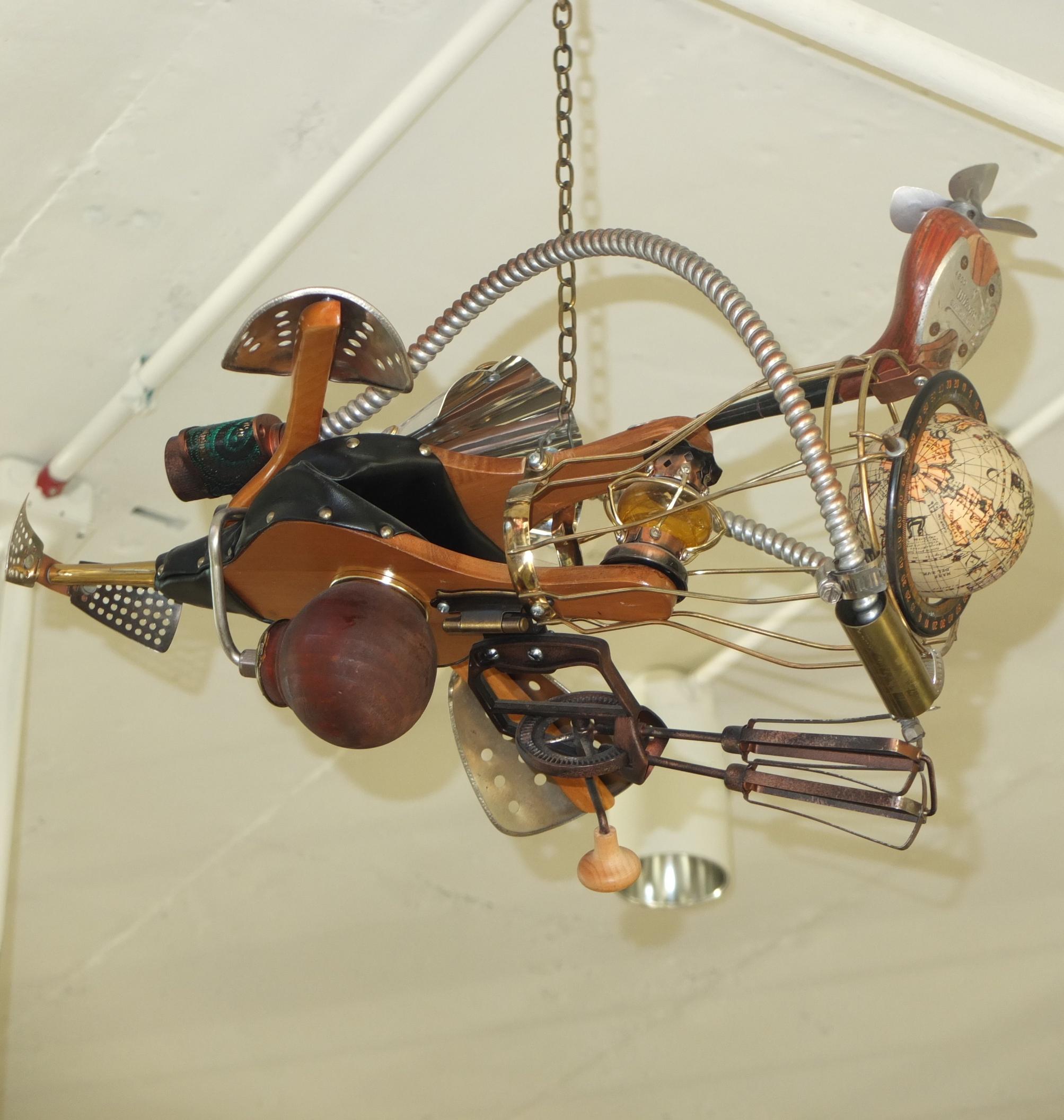 Vintage Steampunk Kinetic Fantasy Flying Machine at 1stDibs | steampunk ...
