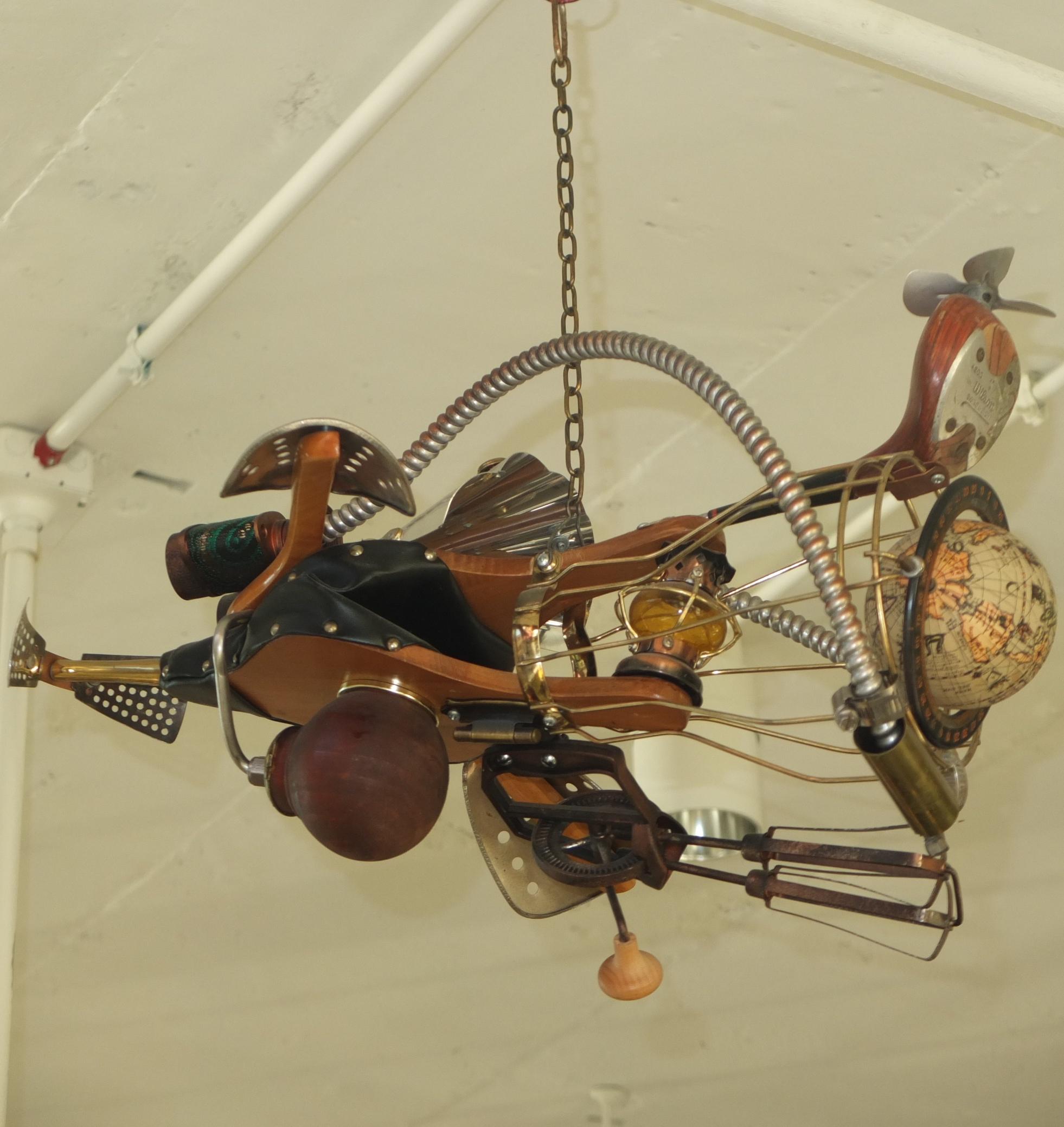 Vintage Steampunk Kinetic Fantasy Flying Machine at 1stDibs | steampunk ...