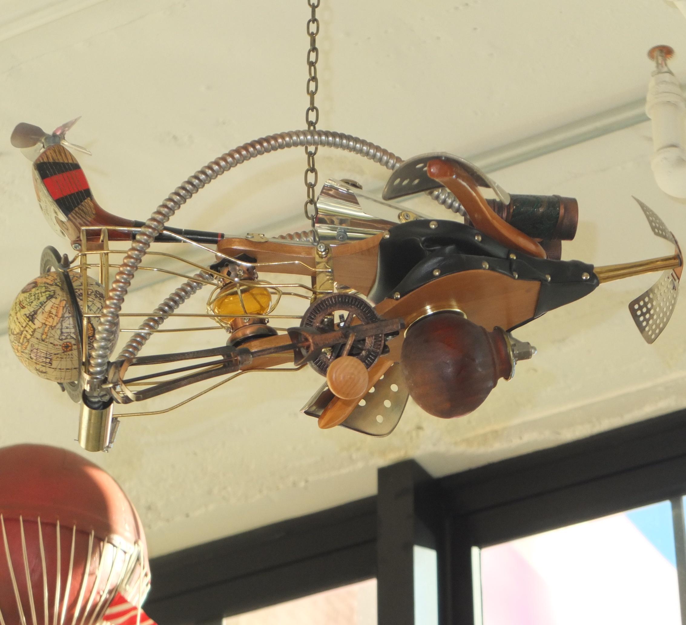 Vintage Steampunk Kinetic Fantasy Flying Machine at 1stDibs | steampunk ...
