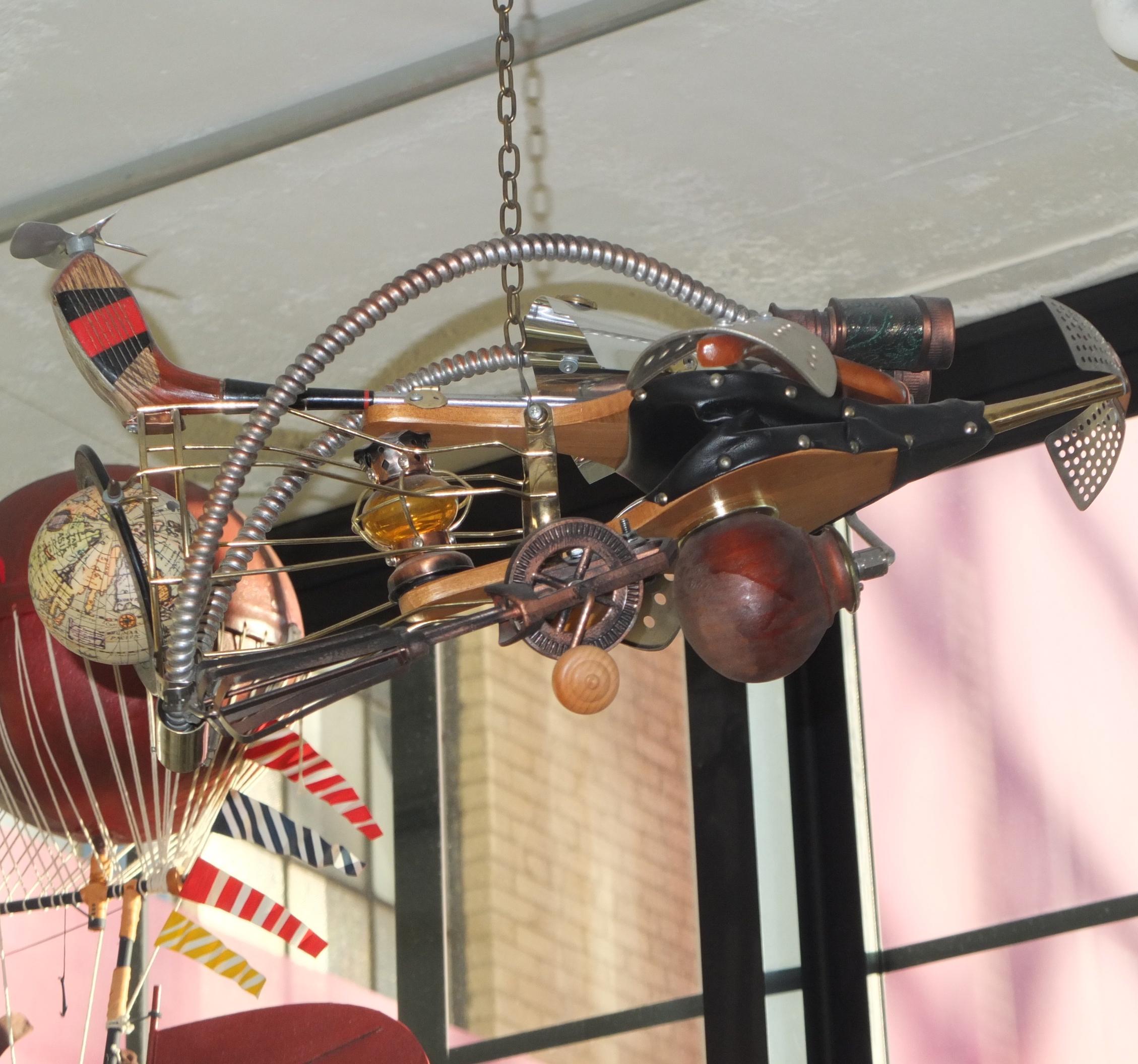 Vintage Steampunk Kinetic Fantasy Flying Machine at 1stDibs | steampunk ...