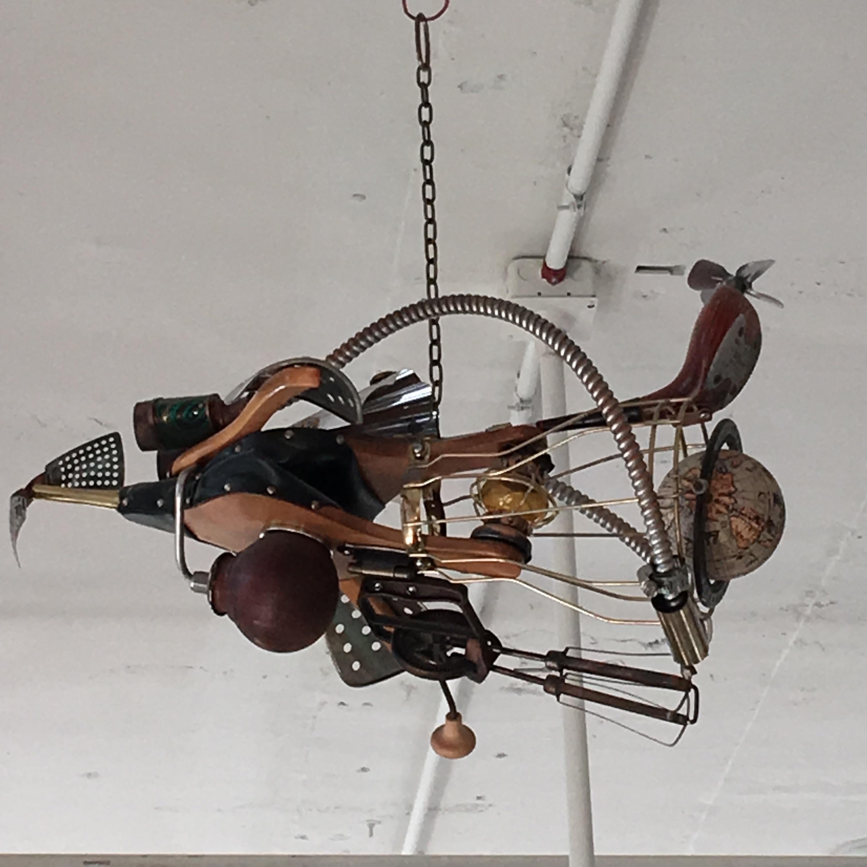 Vintage Steampunk Kinetic Fantasy Flying Machine at 1stDibs | steampunk ...