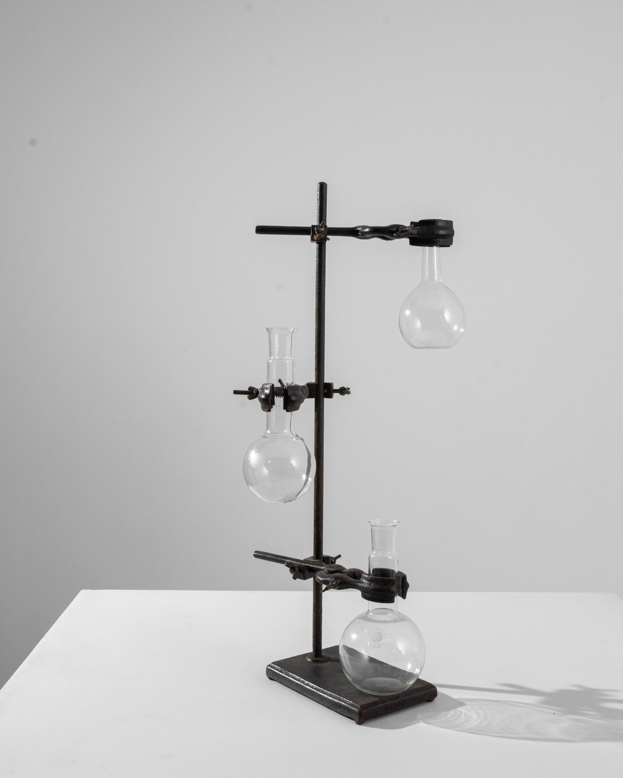 Vintage Steel Laboratory Beaker Stand at 1stDibs