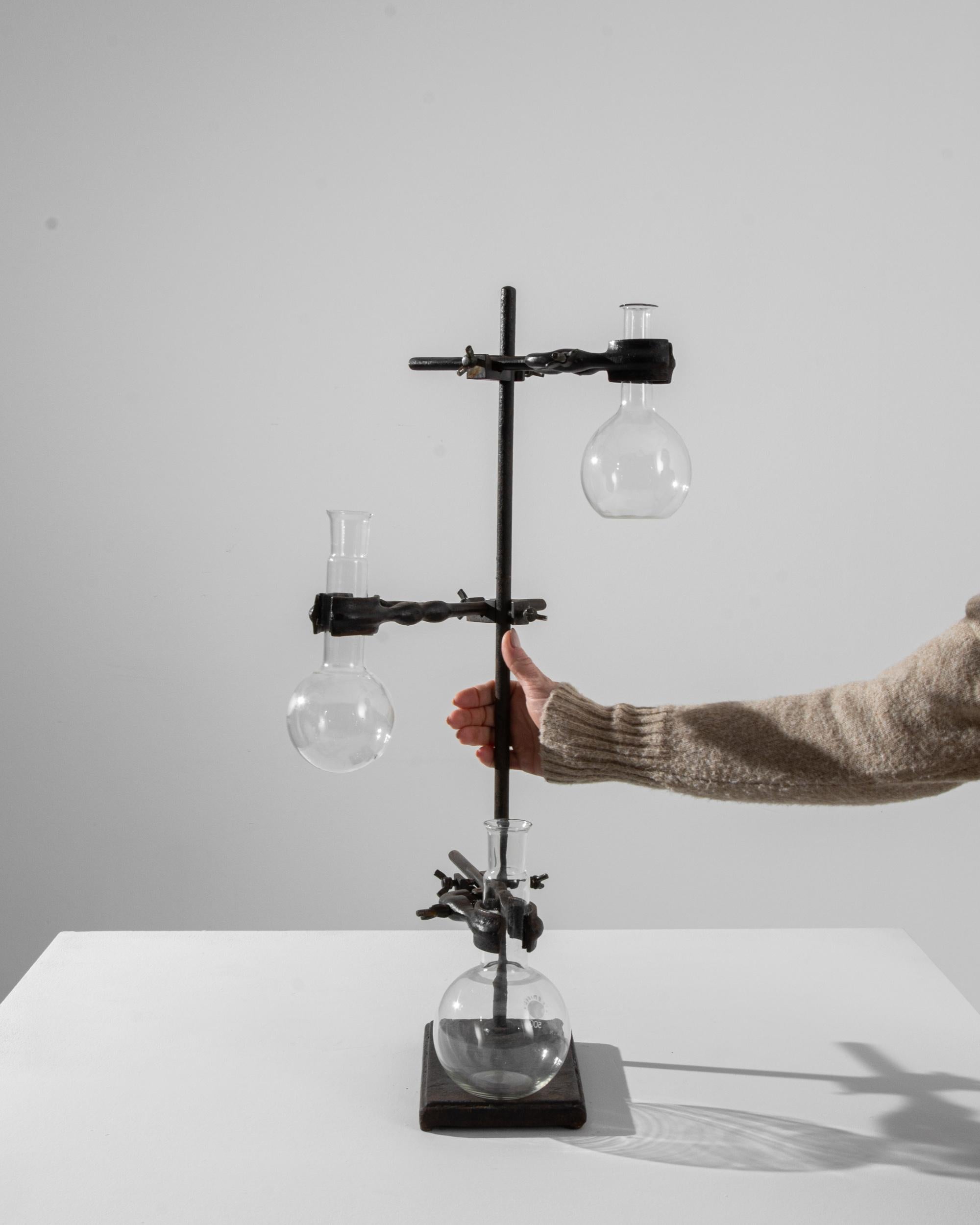 Vintage Steel Laboratory Beaker Stand at 1stDibs