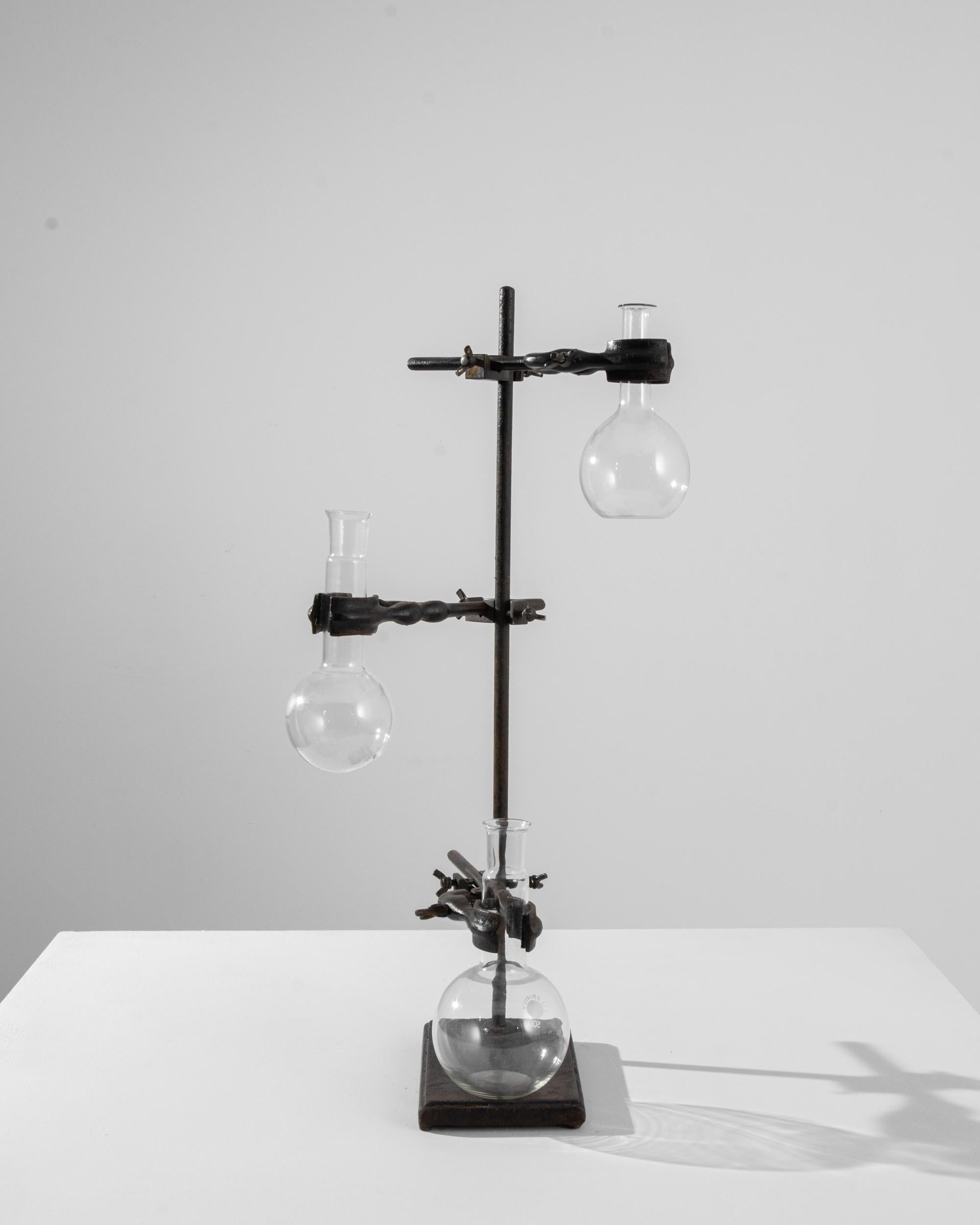 Vintage Steel Laboratory Beaker Stand at 1stDibs