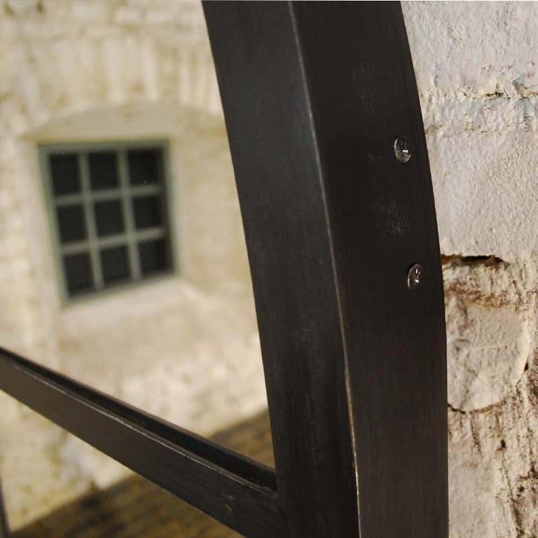 Vintage Steel Window Frame as Multipane Mirror at 1stDibs