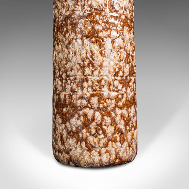 Vintage Stem Vase, German, Ceramic, Lava, Decorative Hall Stand, Circa ...