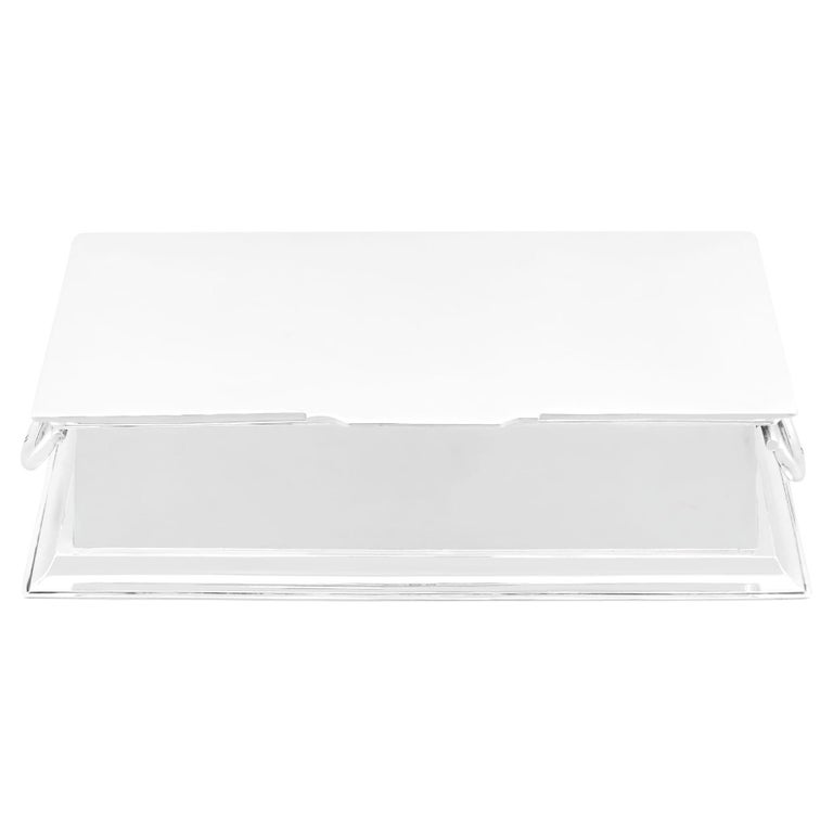 Vintage Sterling Silver Box For Sale at 1stDibs