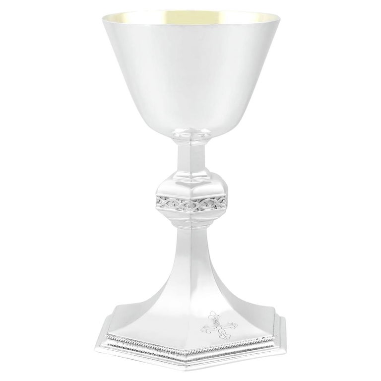 Vintage Sterling Silver Chalice '1955' For Sale at 1stDibs