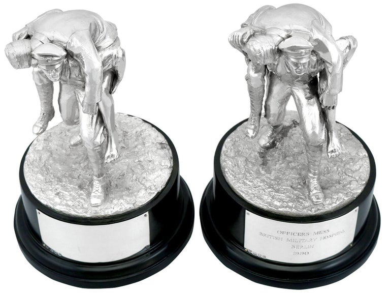 Vintage Sterling Silver Commemorative Presentation Table Ornaments For ...