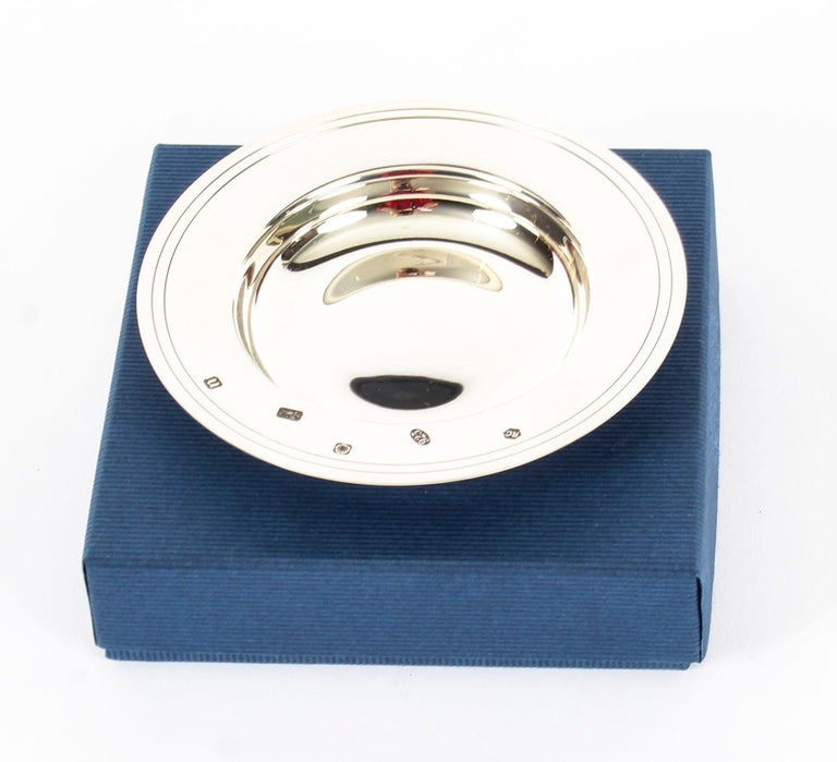 Vintage Sterling Silver Drakes Armada Dish, 20th Century For Sale at ...
