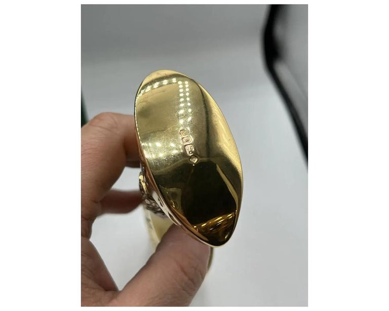 Vintage Sterling Silver Gilt AMOUAGE Perfume Bottle Middle Eastern ...