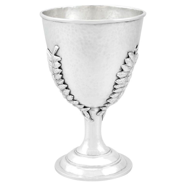 Vintage Sterling Silver Goblet For Sale at 1stDibs