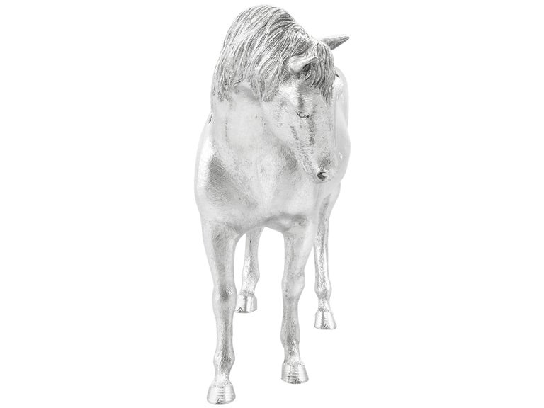 Vintage Sterling Silver Horse Ornaments For Sale at 1stDibs