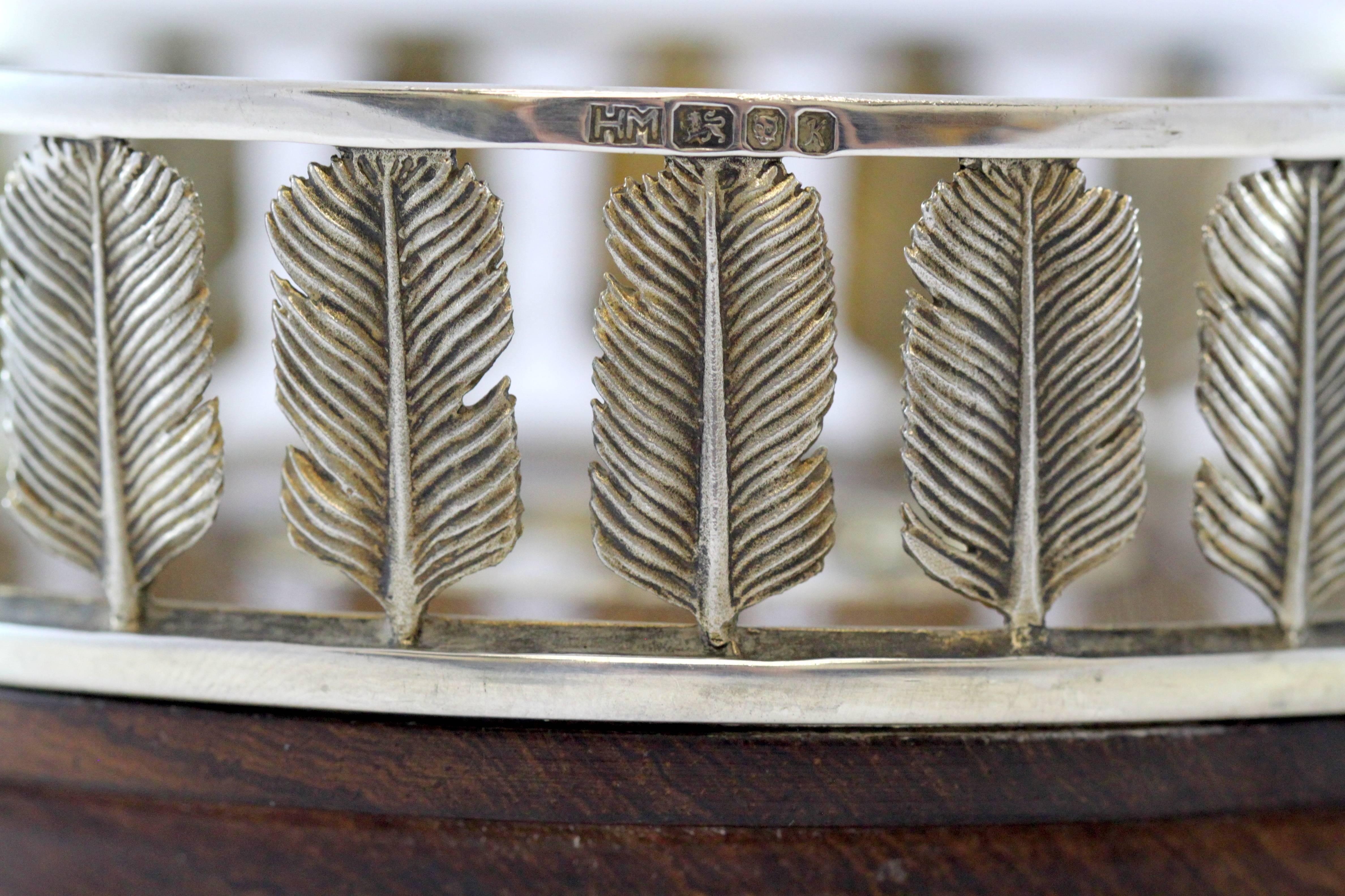 Vintage Sterling Silver Pair of Wine Coasters with Initials, by Hector ...