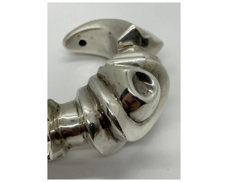 Vintage Sterling Silver Patricia von Musulin Cuff Bracelet at 1stDibs