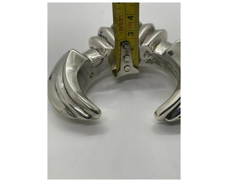Vintage Sterling Silver Patricia von Musulin Cuff Bracelet at 1stDibs